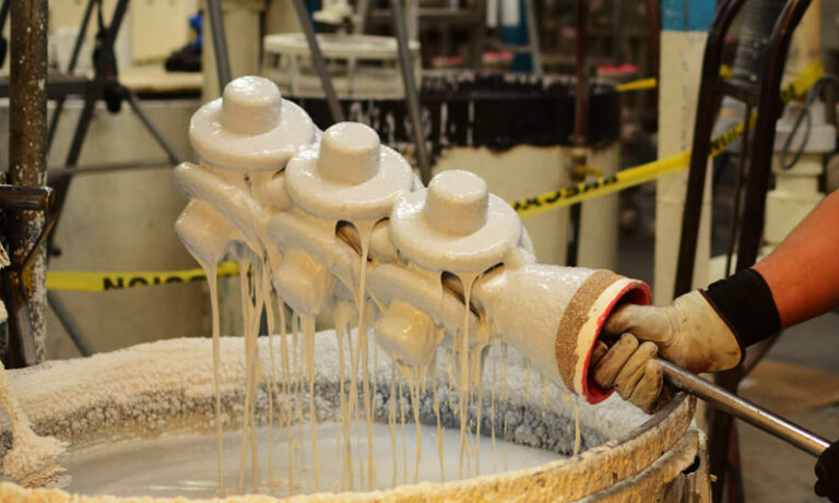 Investiment Casting Shell Making - Topcoat Coating - LangHe Industry Co ...